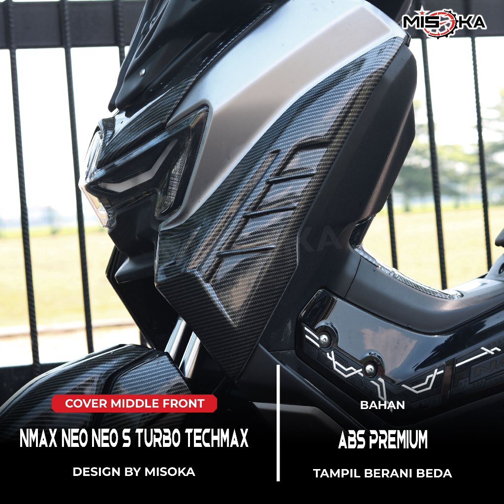 Jual Misoka Middle Front Cover Nmax Techmax Turbo Neo s Neo Bahan ABS Keren Kanan Kiri | Shopee ...