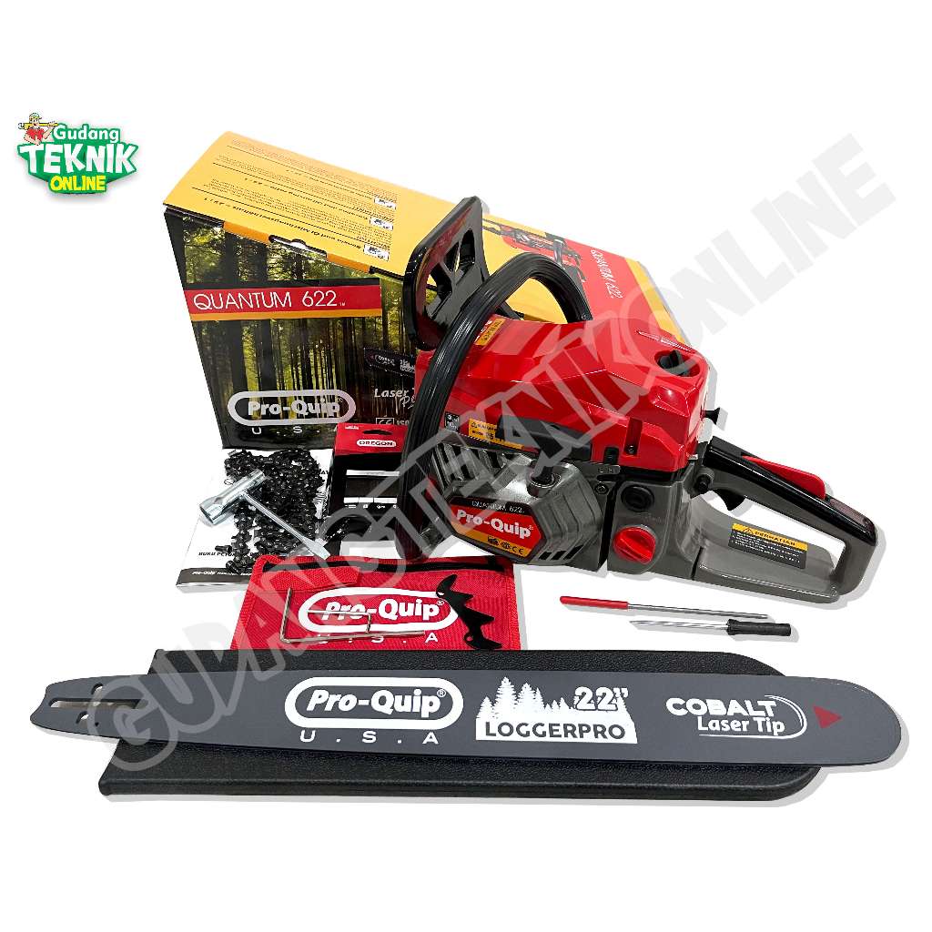 Jual Mesin Chainsaw Senso 22" PROQUIP QUANTUM 622 LASER / Mesin Gergaji ...