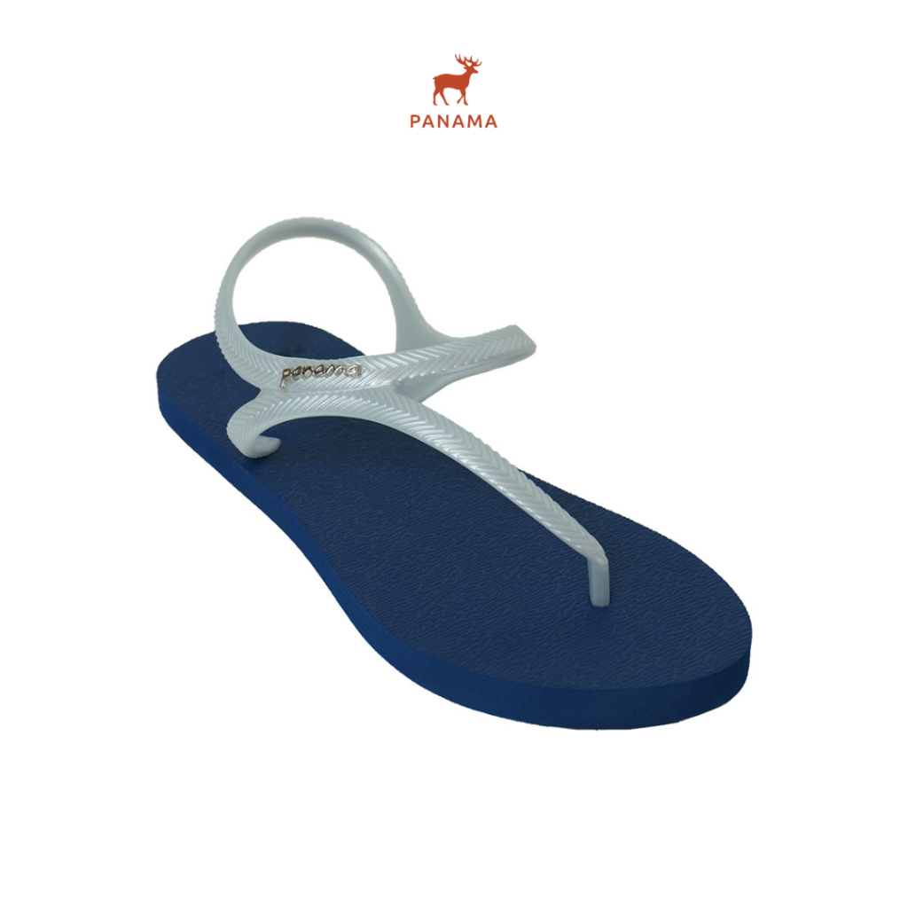 Jual Panama Suri 06 Navy / Silver - Sandal Strappy Tali Belakang Wanita ...