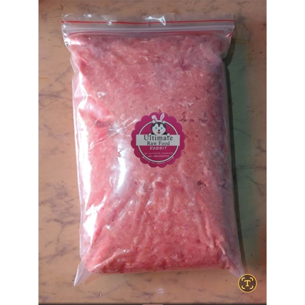 Jual Daging Kelinci / Rabbit 100% NO TULANG. Untuk pakan Anjing/Kucing ...