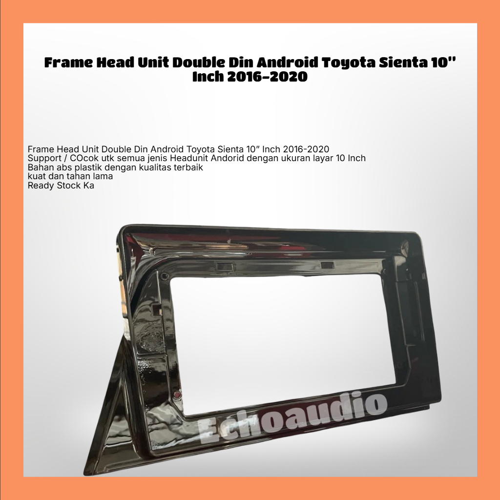 Jual Frame Head Unit Double Din Android Toyota Sienta 10” Inch 2016 ...