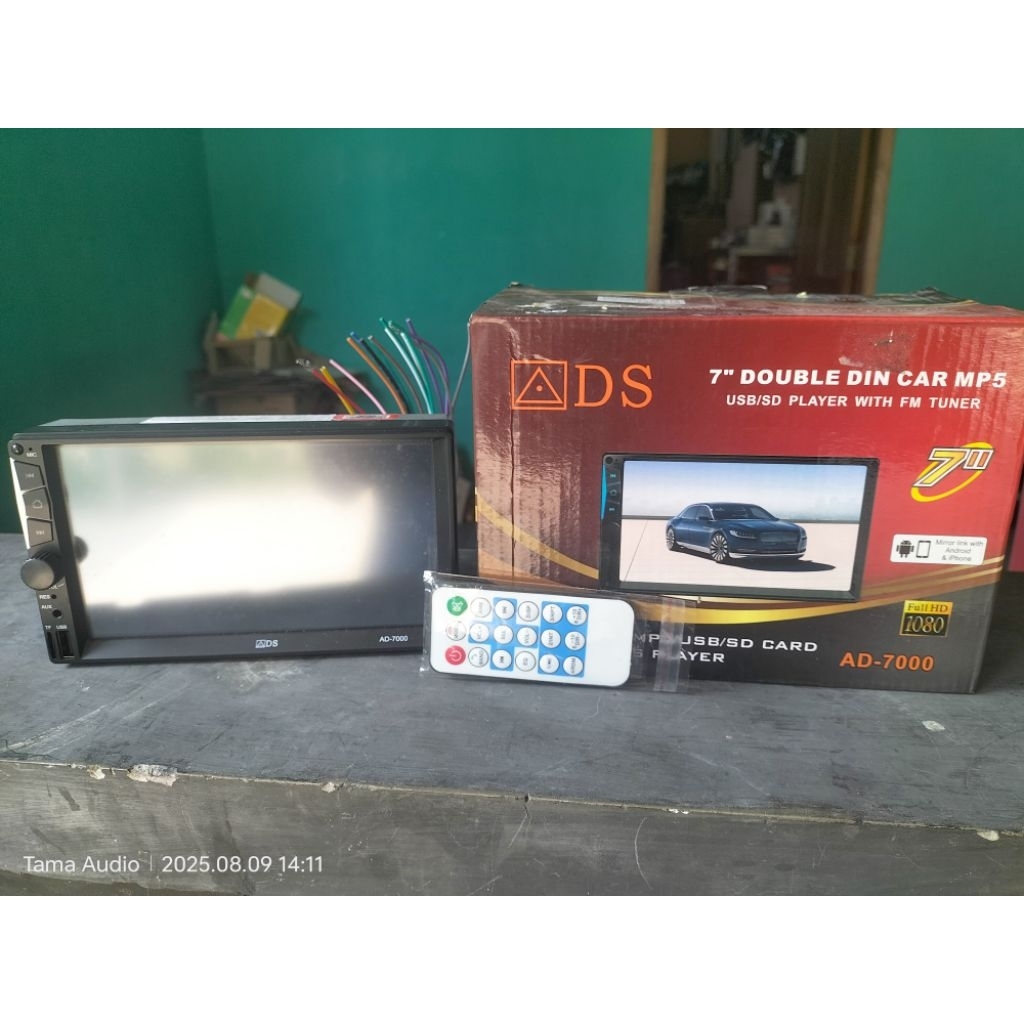 Jual Head unit Double din ADS AD-7000 Deckless normal old new stok ...