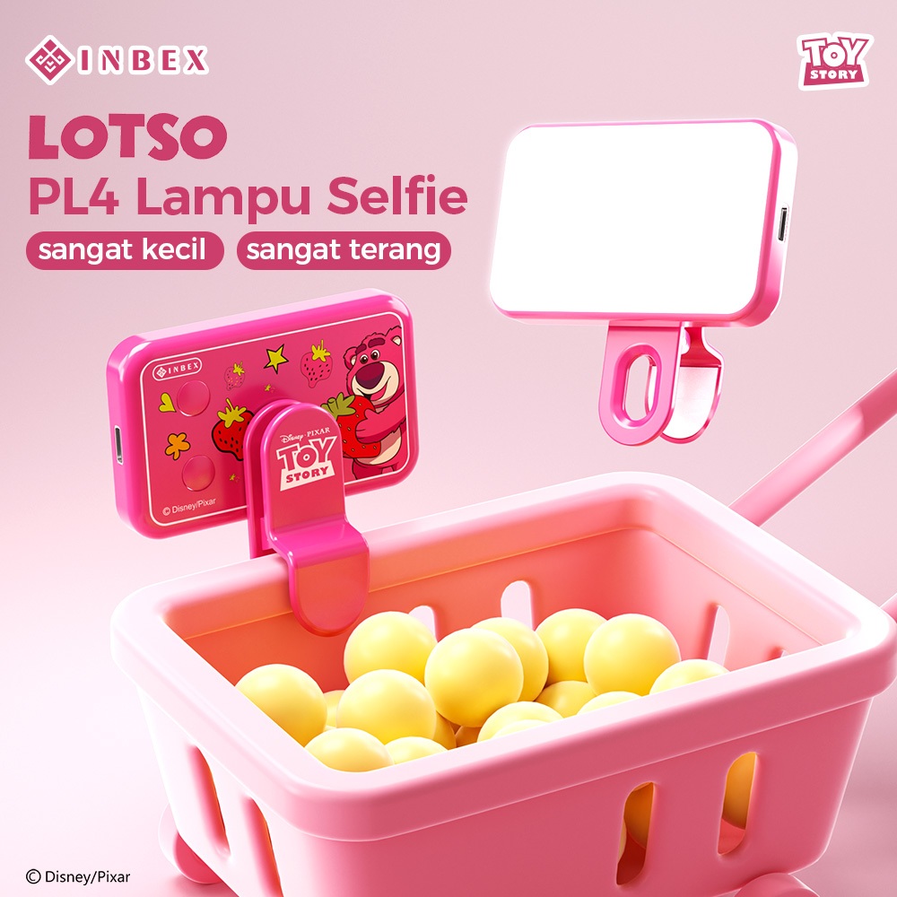 Jual 【PRO Series】INBEX Losto Disney PL4 3 Warna Mini Lighting Selfie Lampu Portable LED Light ...