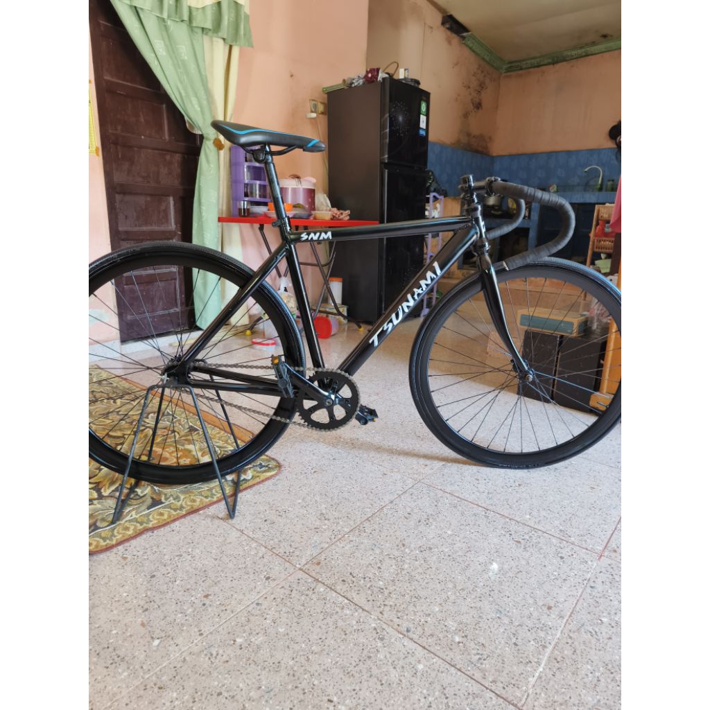 Jual sepeda fixie repaint tsunami basic alloy | Shopee Indonesia