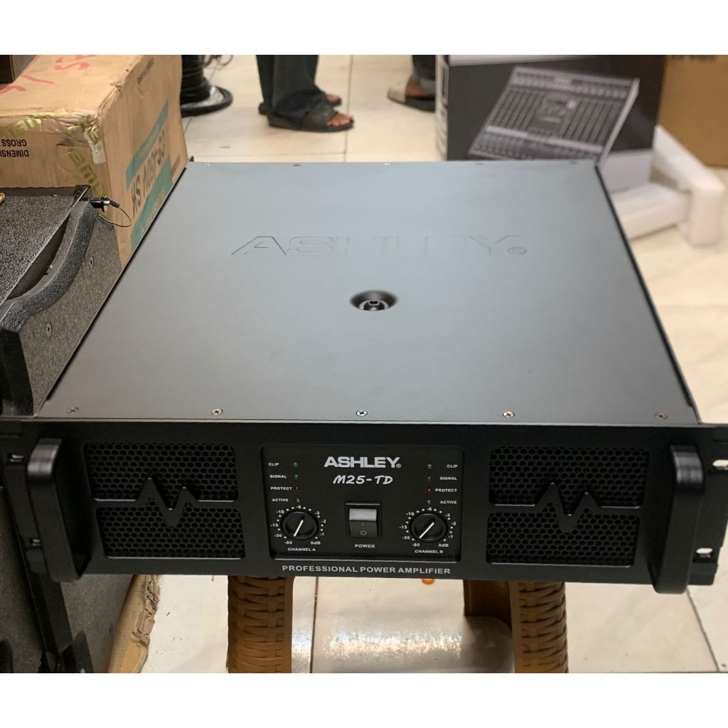 Jual POWER AMPLIFIER ASHLEY M25 TD M 25TD M 25 TD M25TD CLASS TD ...