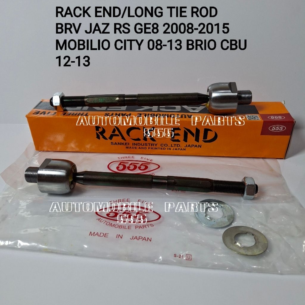 Jual RACK END LONG TIE ROD HONDA BRV MEREK 555 JAPAN ORIGINAL. | Shopee ...