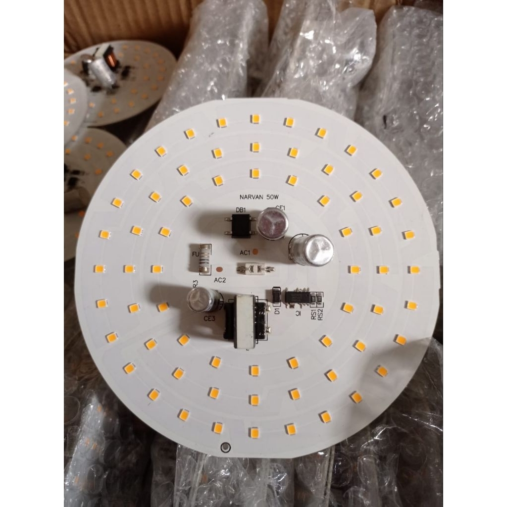 Jual PCB LED AC kuning 3 5 7 9 12 15 20 30 40 50 Watt 9 v | Shopee ...