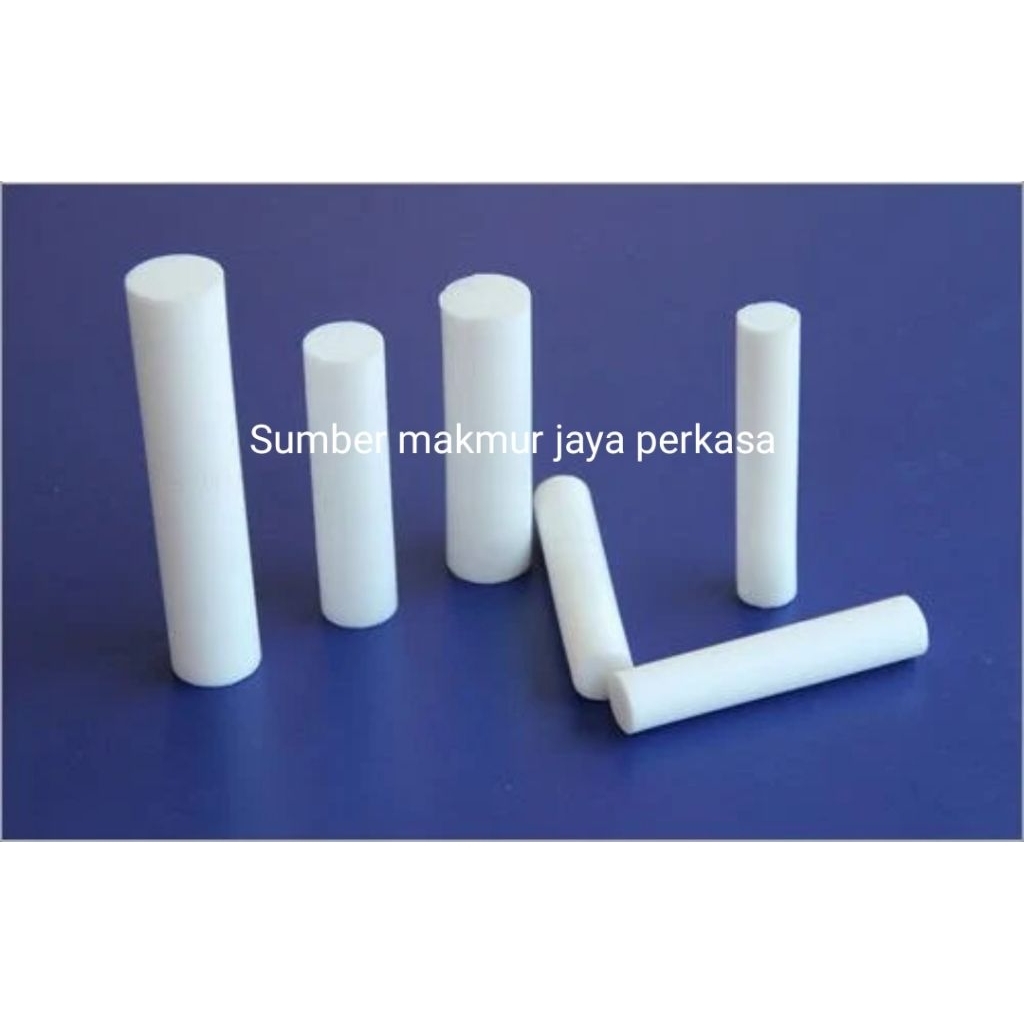 Jual Teflon Rod putih / PTFE Rod Batangan 25mm x 100cm | Shopee Indonesia