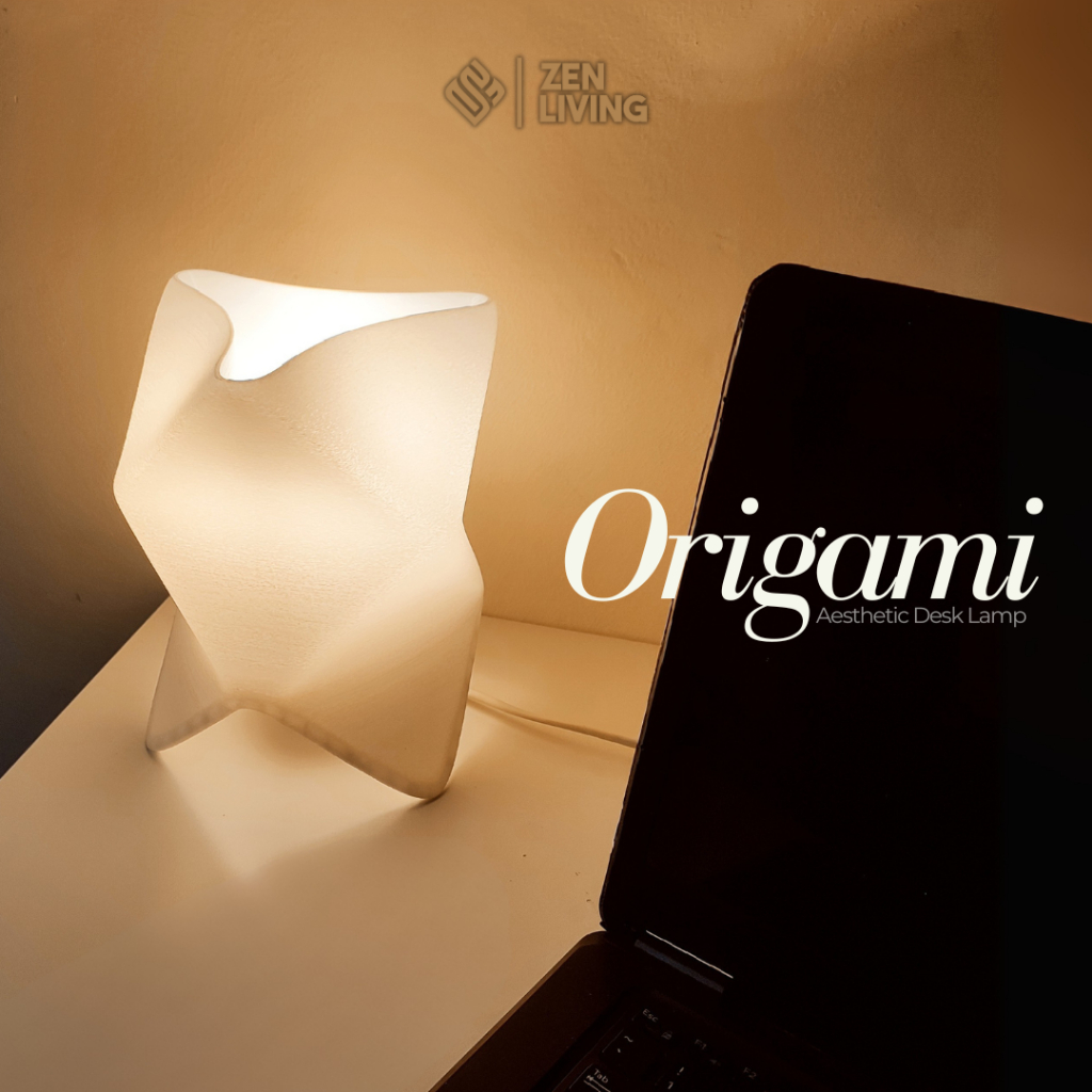 Jual Zen Living - Lampu Unik Origami Aesthetic Meja Kamar Tidur Ruang ...
