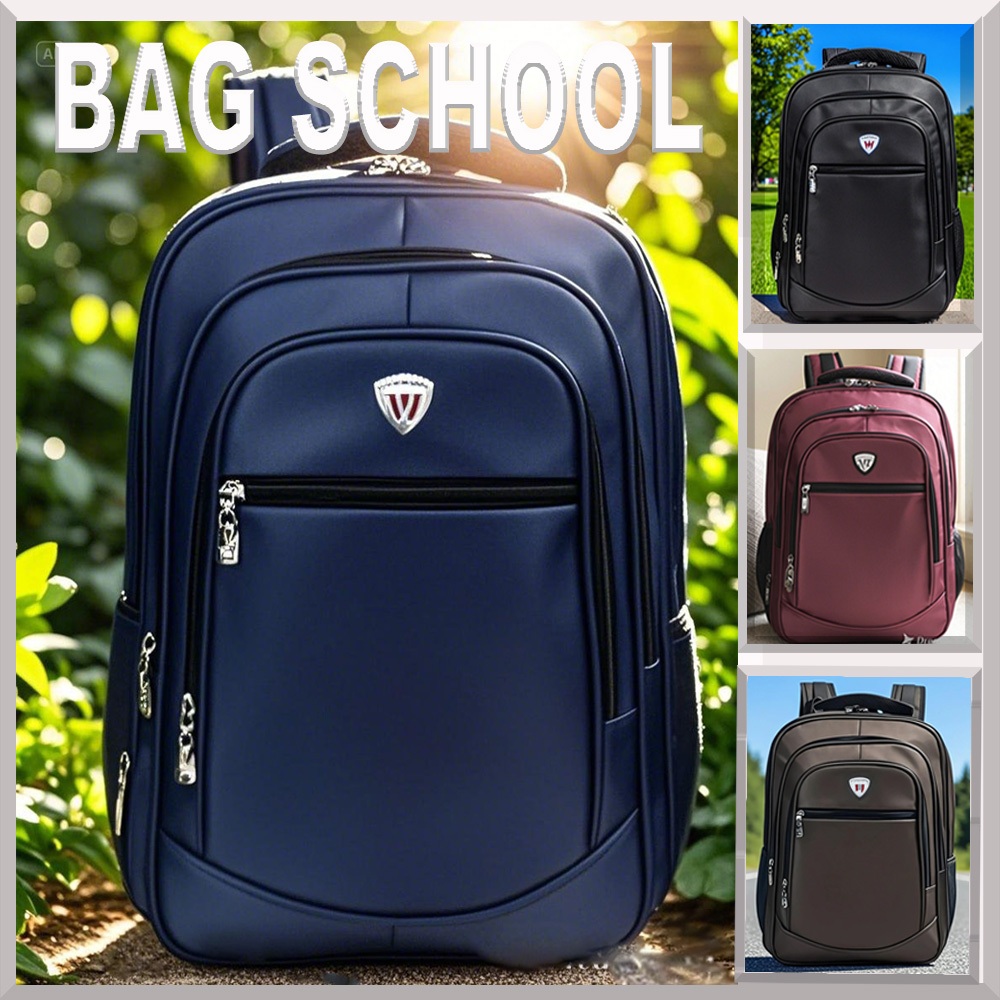 Jual Tas Ransel Polo Water Resistant Sekolah & Kerja | Backpack Pria ...