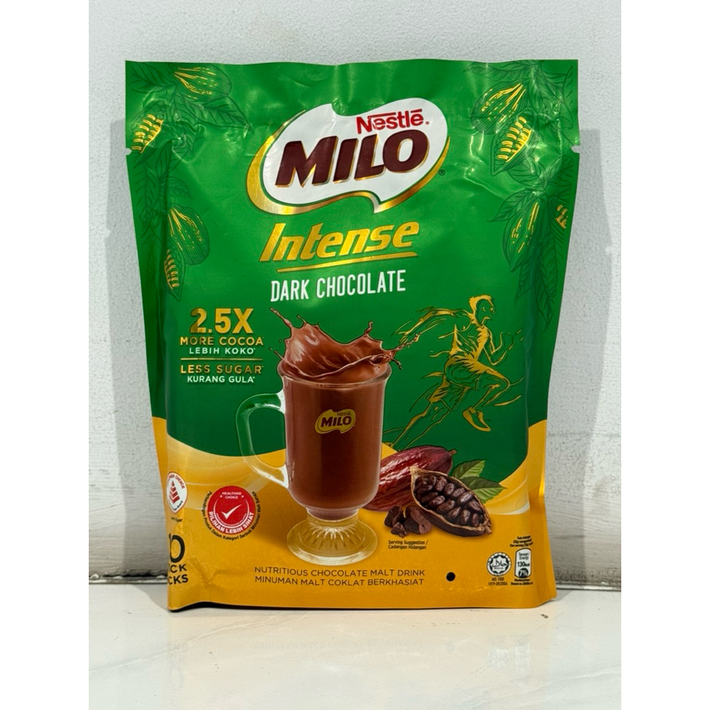 Jual MILO Intense Dark Chocolate ( 10's x 33g) Minuman Coklat Malaysia ...