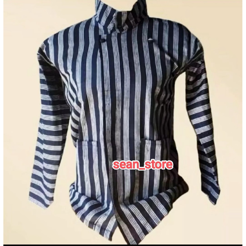 Jual Baju Surjan Lurik khas Jawa Dewasa/Baju tradisional Jawa/Baju Adat ...