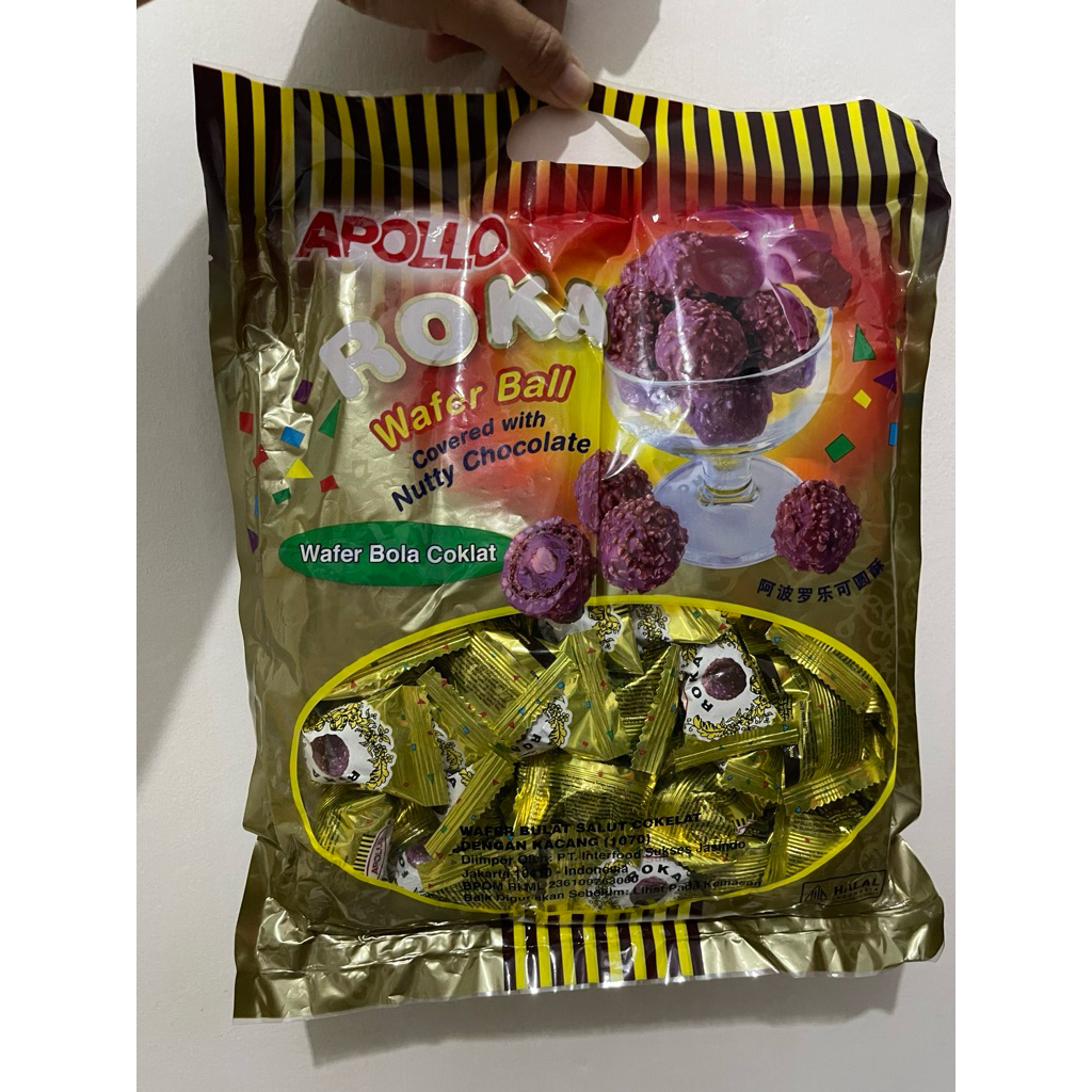 Jual roka apollo wafer bulat isi 50 pcs | Shopee Indonesia