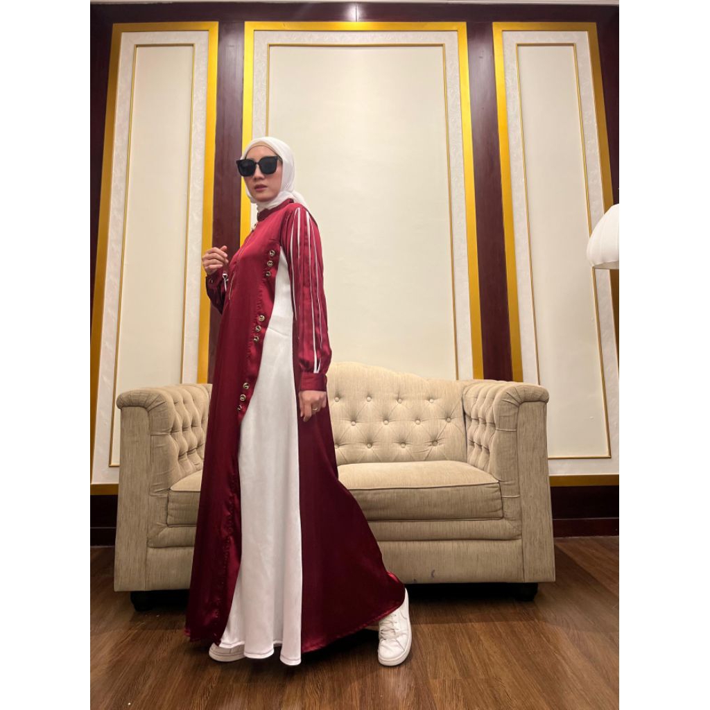Jual Alesha dress merah putih edisi kemerdekaan by Velino | Shopee ...