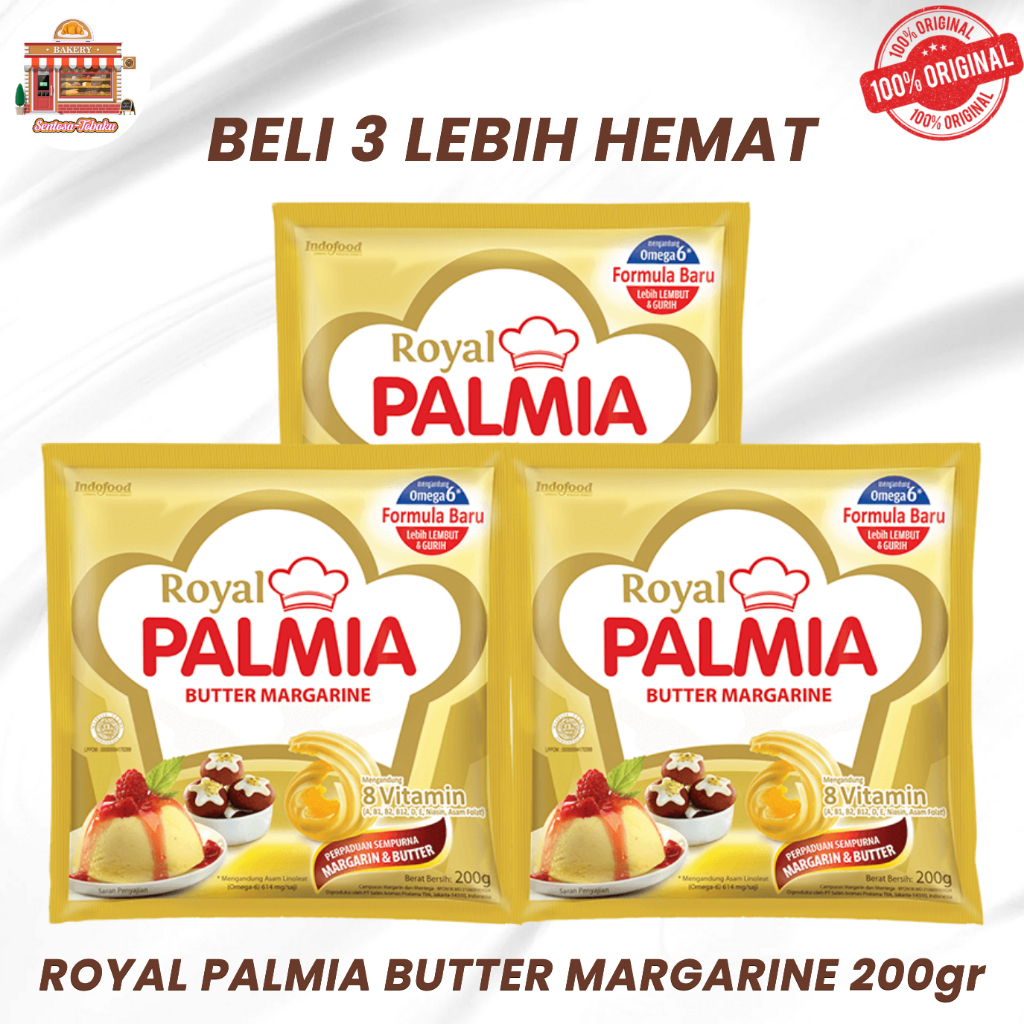 Jual Royal Palmia Sachet 200 Gram / Palmia Royal 3pcs (EXP JULI 2026 ...
