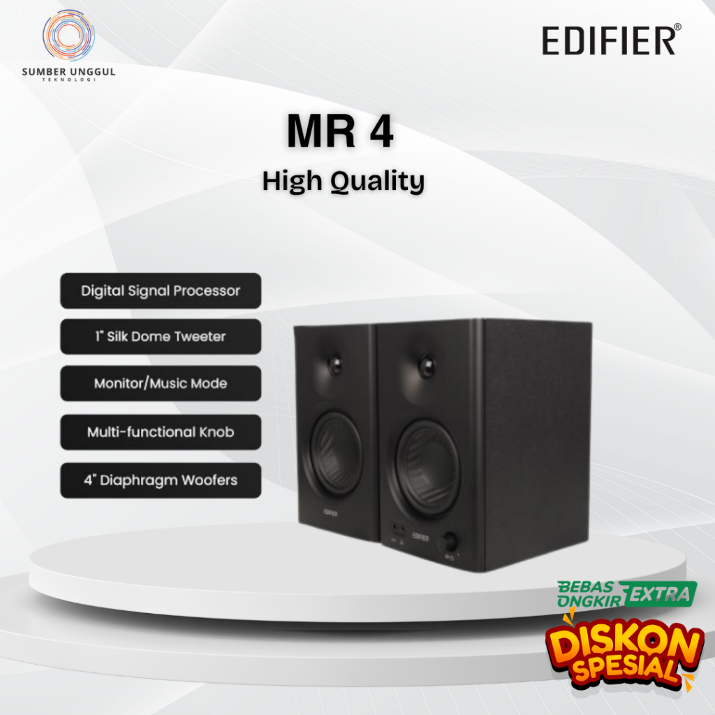 Jual EDIFIER MR 4 Studio Monitor Speaker | Shopee Indonesia