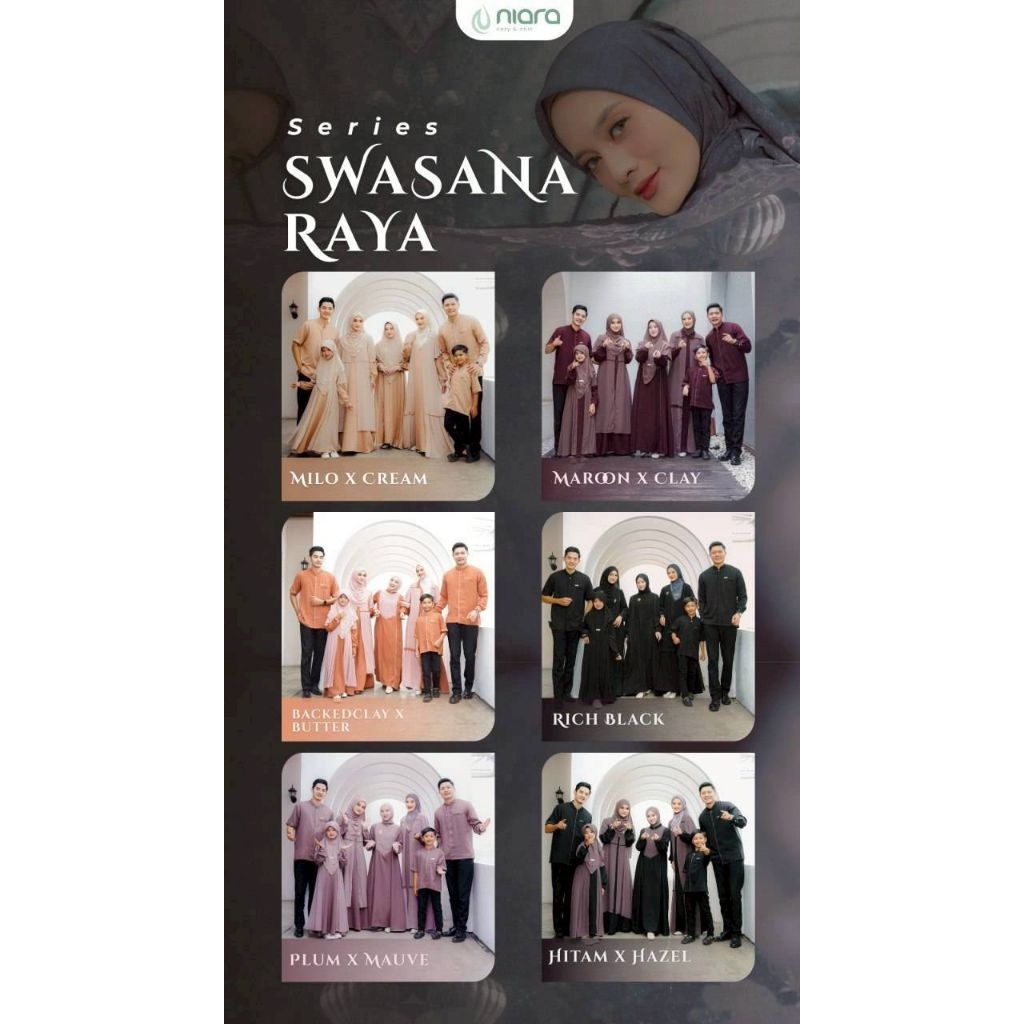 Jual SWASANA RAYA FAMSET BY NIARA PREE ORDER (BACA DESKRIPSI) | Shopee ...