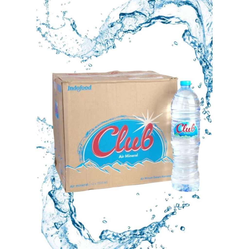 Jual Club Air Botol 1500 ml ( 1 dos isi 12 botol ) | Shopee Indonesia