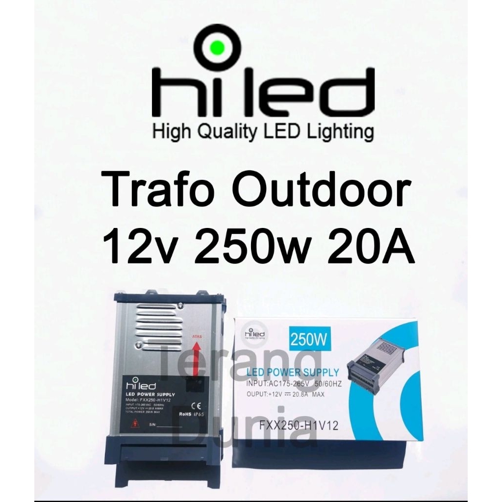 Jual Trafo Hiled Adaptor Outdoor 12v Hiled Power Supply Hiled Trafo ...