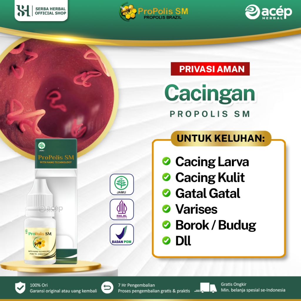 Jual Obat Khusus Cacing Larva Cacing Merayap Di Kulit Pasir Cacing ...