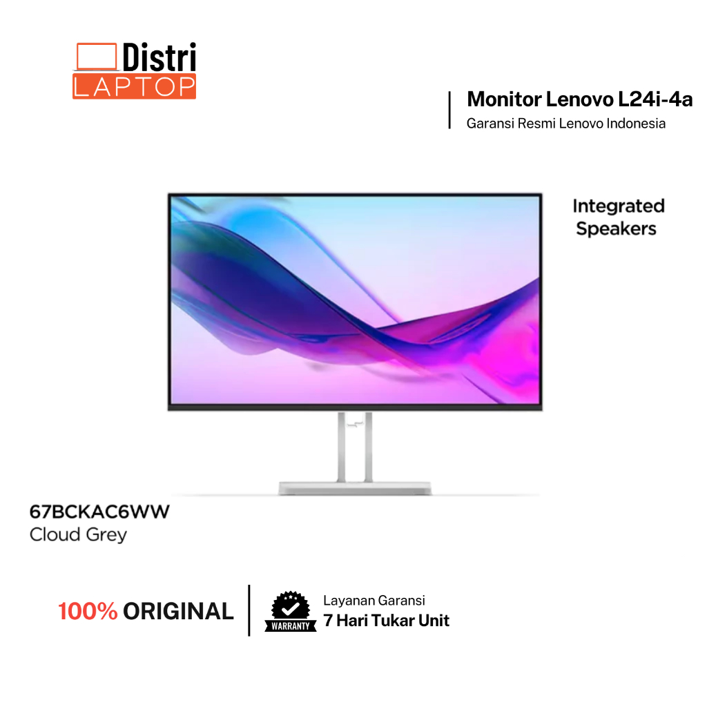 Jual Monitor Lenovo L24i-4A 24 inch FHD IPS 100Hz Speakers | Shopee ...