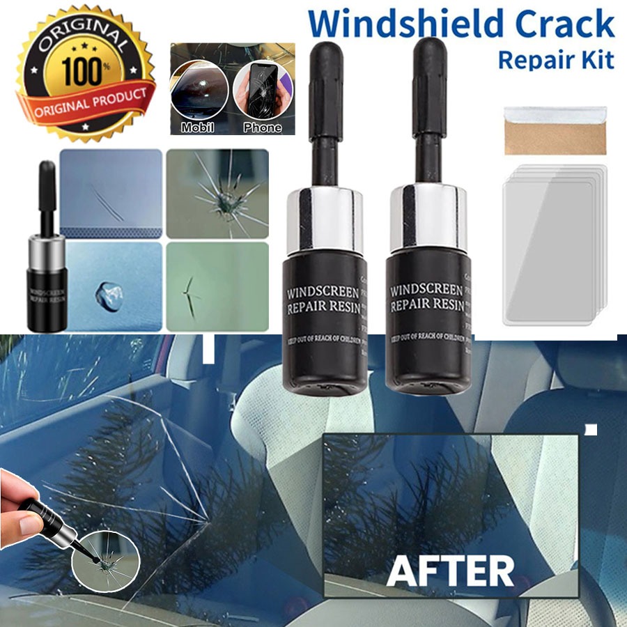 Jual 【COD】Lem Kaca Anti Retak Windshield Repair Kit Perekat Kaca Mirror ...