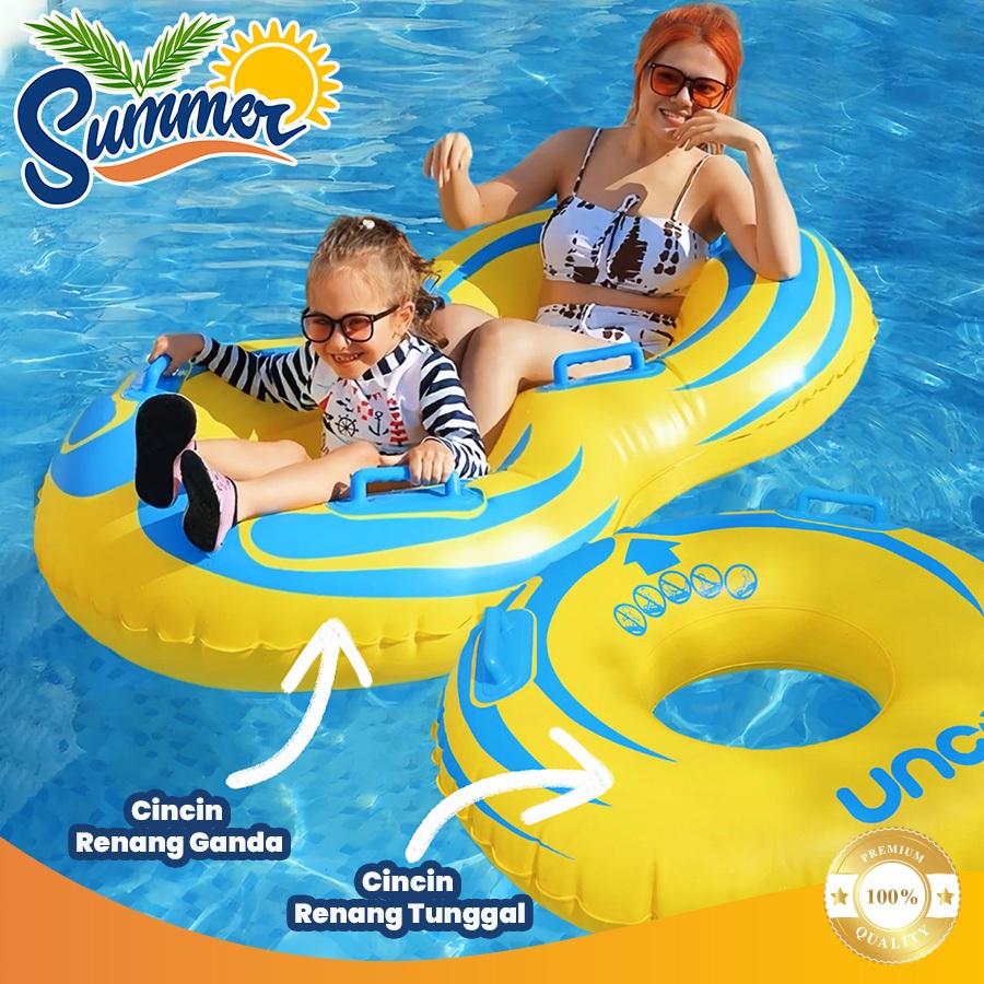 Jual Summerstore - Pelampung Ban Renang Kuning Single/ Double Untuk ...