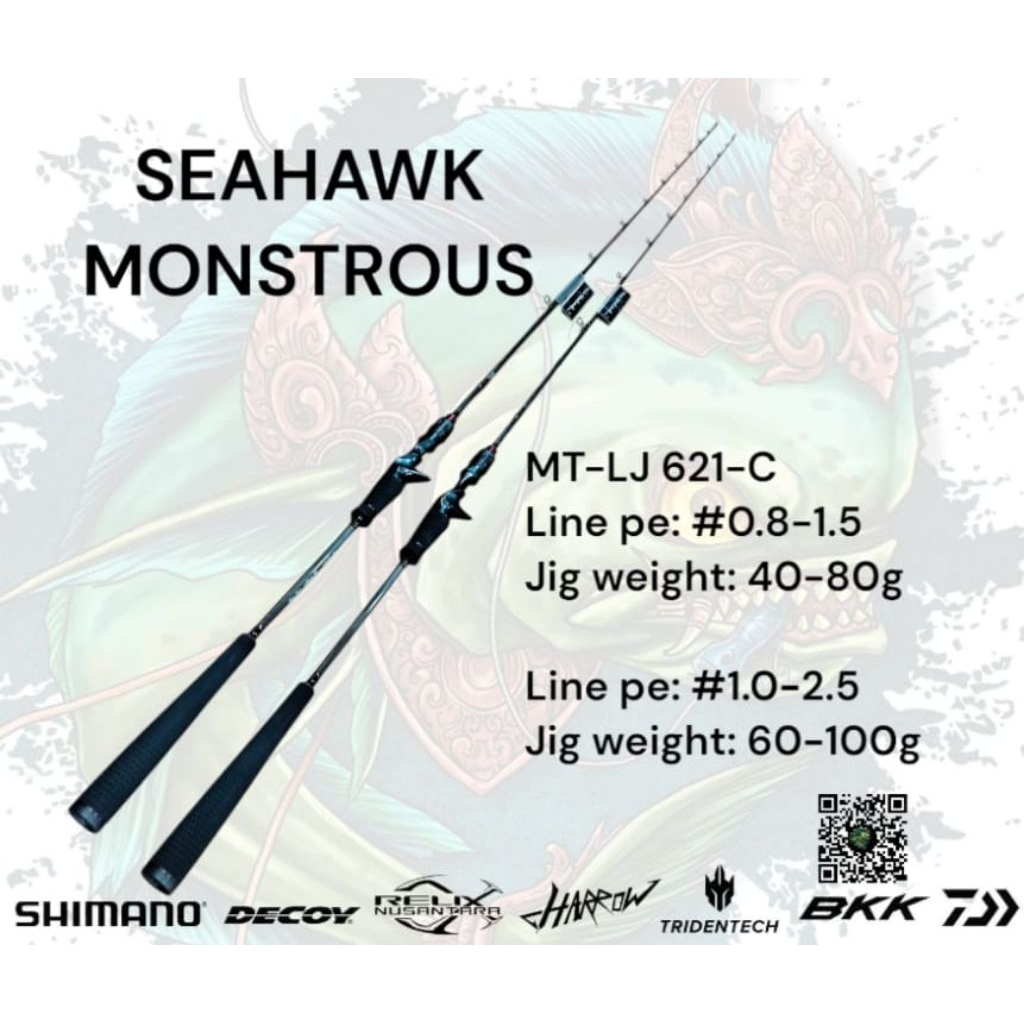 Jual SEAHAWK MONSTROUS light J | Shopee Indonesia
