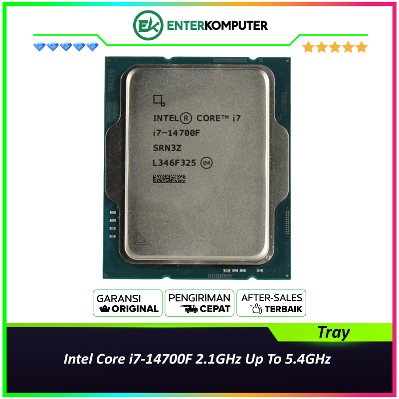 Jual Intel Core i7-14700F 2.1GHz Up To 5.4GHz - Cache 33MB [Tray] Socket LGA 1700 - Raptor Lake ...