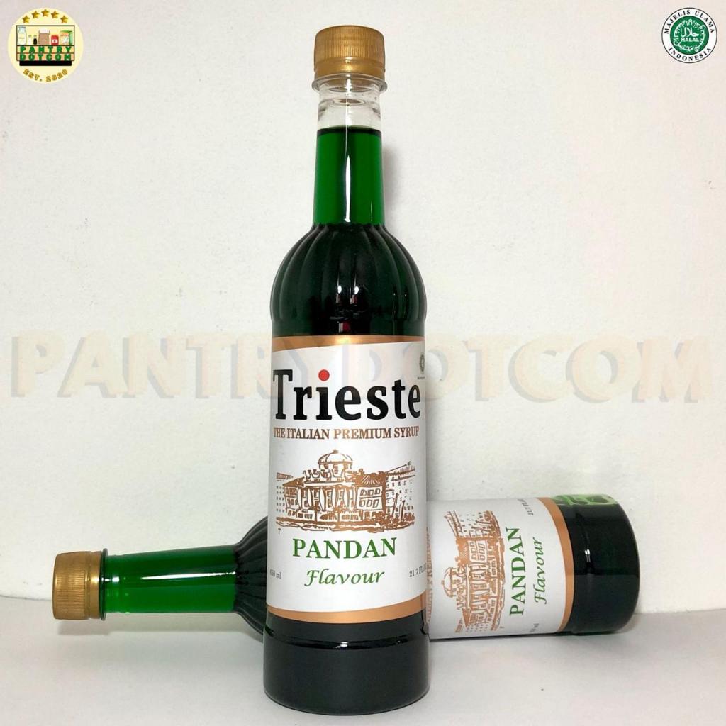 Jual TRIESTE - SYRUP RASA PANDAN - SIRUP PREMIUM 650ML | Shopee Indonesia