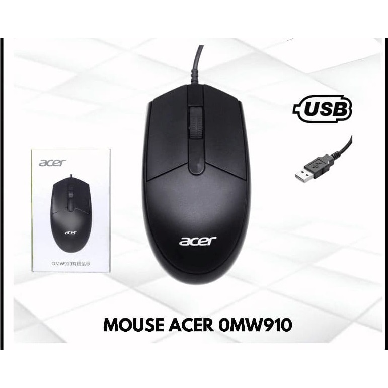 Jual MOUSE ACER USB OMW910 | Shopee Indonesia