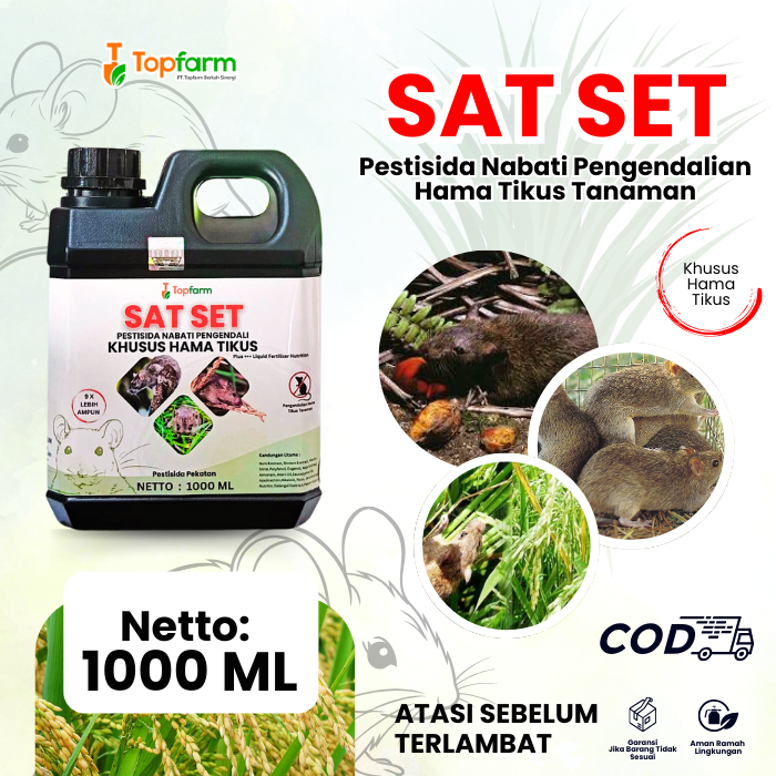 Jual Pestisida Topfarm / Obat Tikus Sawah Semprot / Pestisida Pembasmi ...