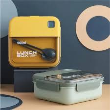 Jual Kotak Makan Tempat Makan Lunch Box Yakada Kapasitas 1000ML+Sendok ...