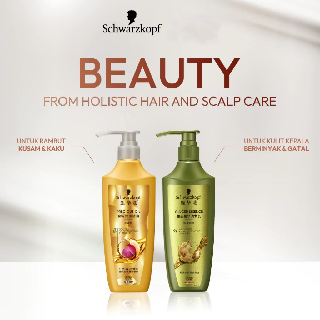 Jual SCHWARZKOPF Extra Care Shampoo / Conditioner 400ml - Ginseng ...