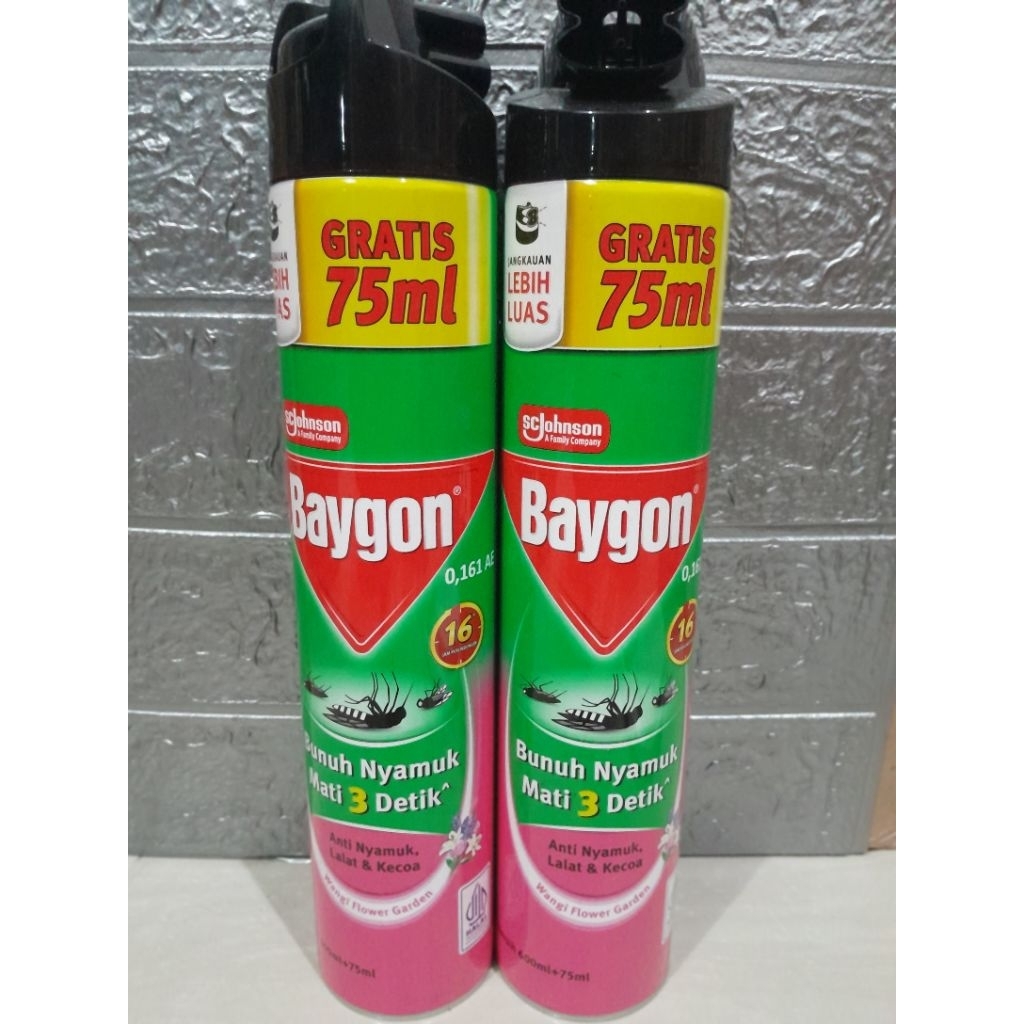 Jual Baygon Jumbo 600ml + 75ml | Shopee Indonesia