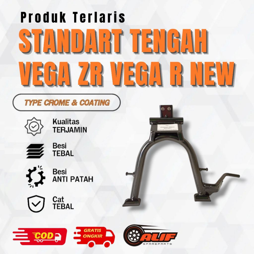 Jual STANDAR TENGAH YAMAHA JUPITER Z, VEGA R NEW, VEGA Z R TEBAL HITAM ...