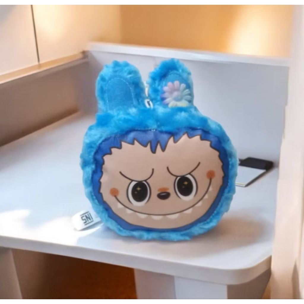 Jual Gantungan kunci boneka labubu warna biru the monsters exciting ...