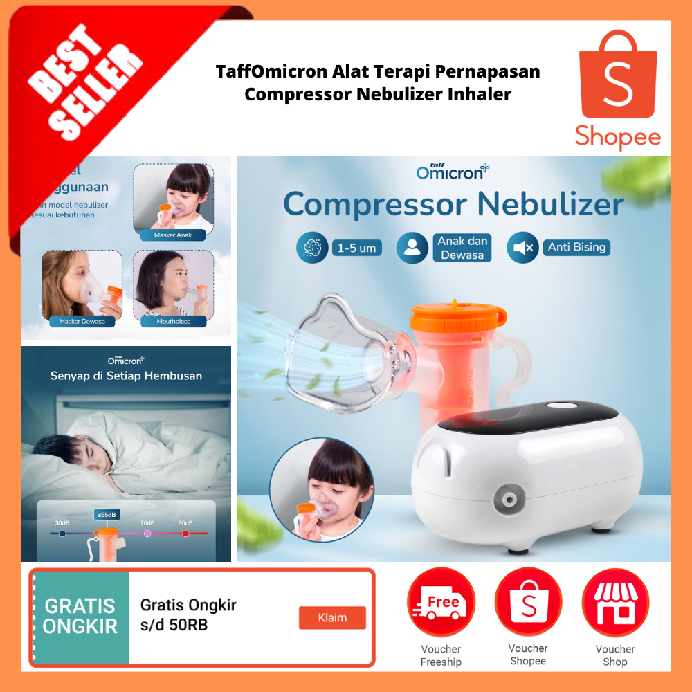 Jual Alat Terapi Pernapasan Compressor Nebulizer Inhaler / Mesin ...