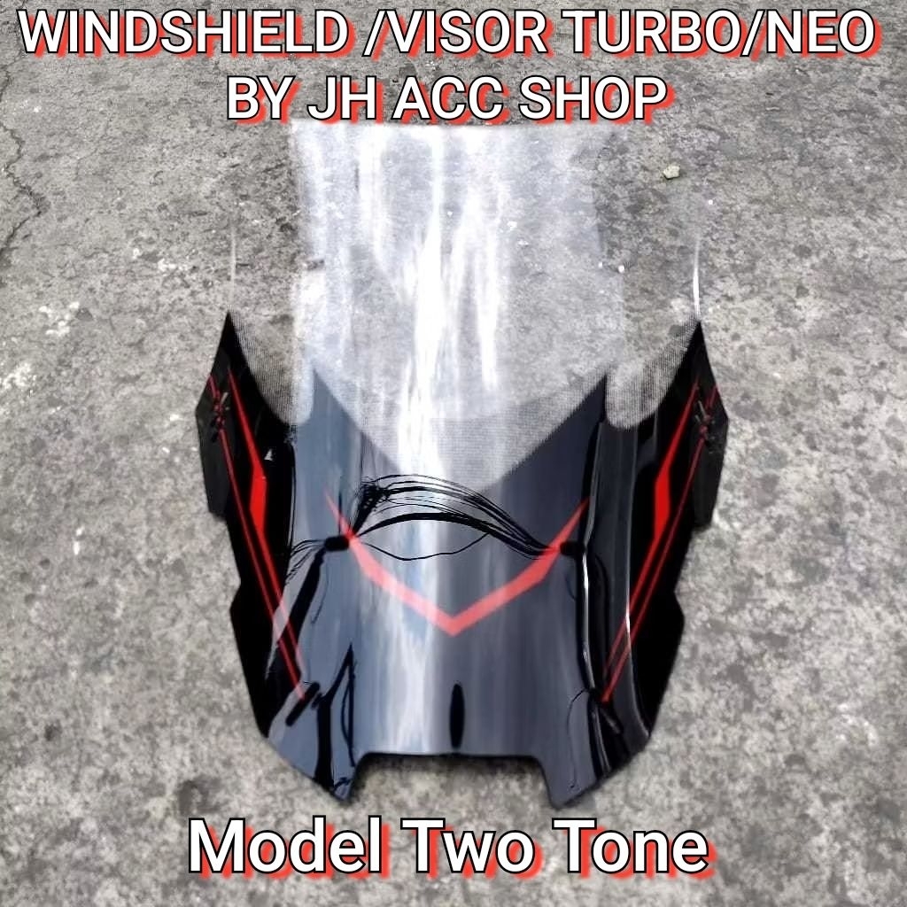 Jual VISOR WINDSHIELD NMAX TURBO MODEL OCITO CYBORG BLACK SERIES VISOR ...