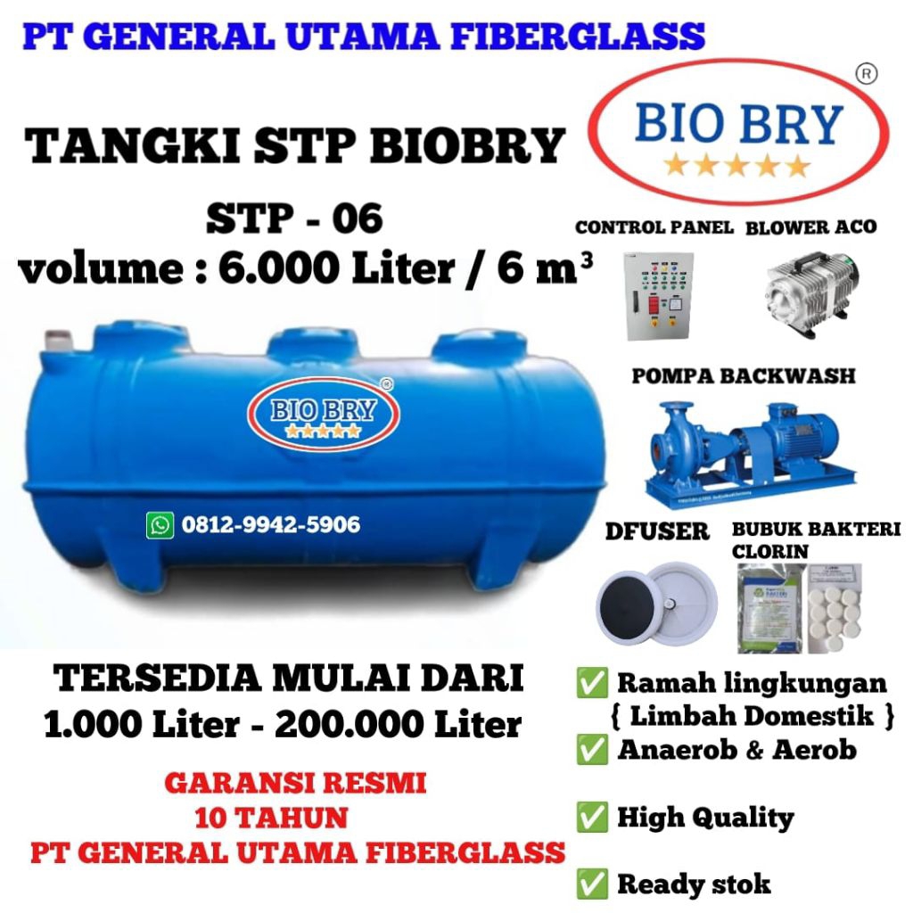 Jual septic,tank,6000 liter,biotech,biobry,biofill,biotank | Shopee ...