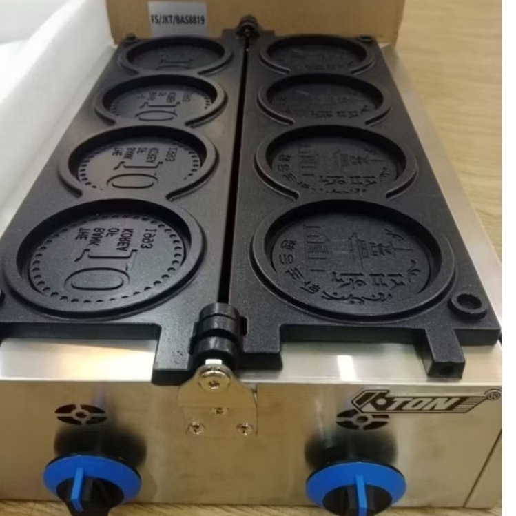 Jual Gas coin waffle machine, gas coin waffle maker,mesin koin waffle ...