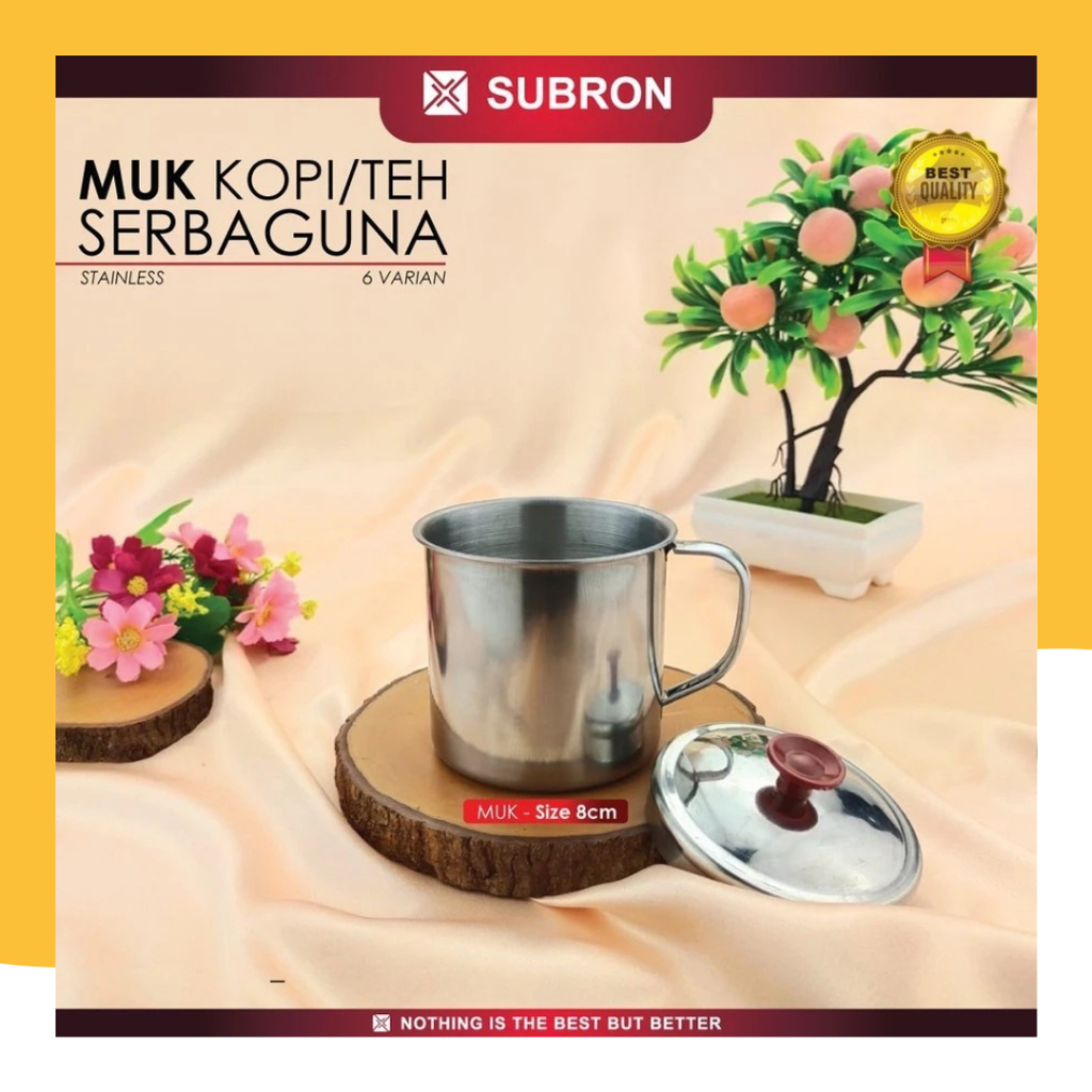Jual Muk / mug Stainless 8 cm Cangkir Serbaguna - SUBRON | Shopee Indonesia