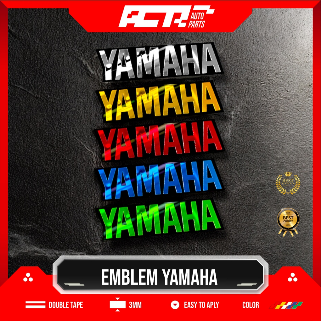 Jual ACR Emblem Motor YAMAHA Akrilik Timbul Logo Bahan Akrilik 3D ...
