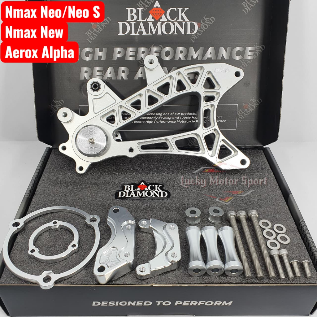 Jual Swing Arm Yamaha New Nmax Neo/Neo S | Aerox Alpha Cybercity Set Bracket 2P Full CNC ...