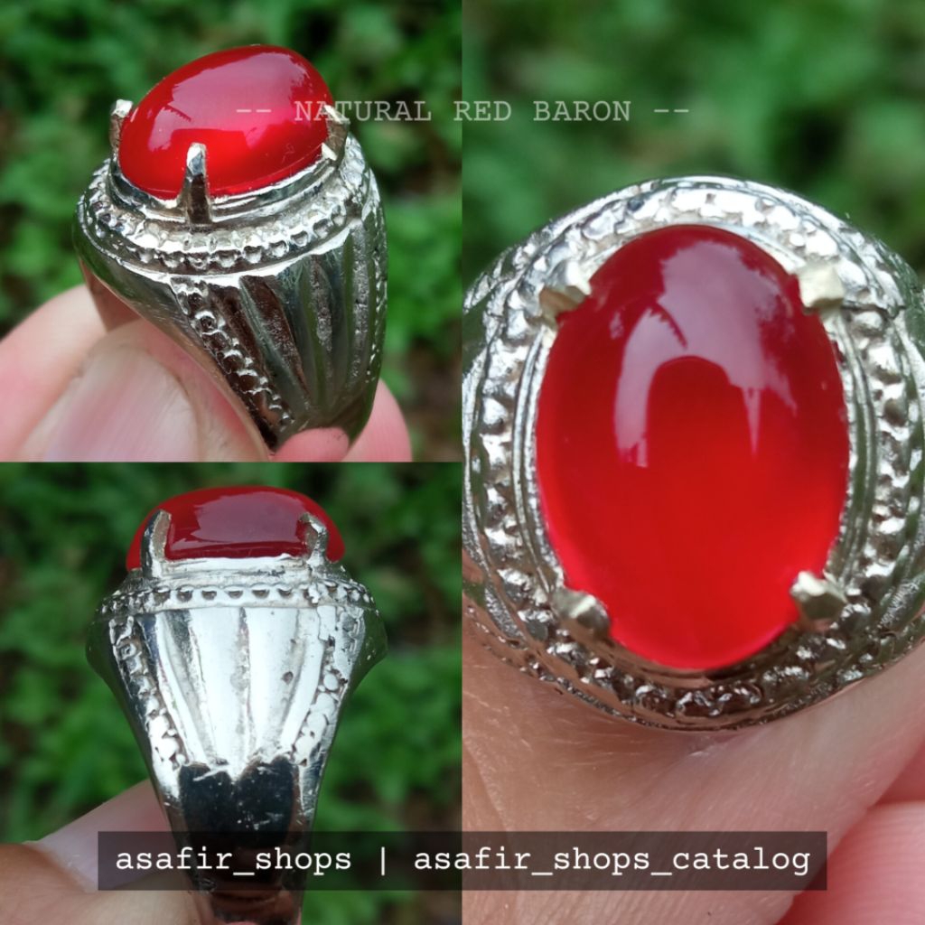 Jual Natural Red Baron Pacitan Alami Alam Ring Alpaka Kualitas Super ...