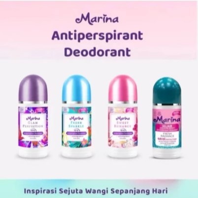 Jual Marina Deodorant Roll On Anti Perspirant Series 45 ml/deodoran ...