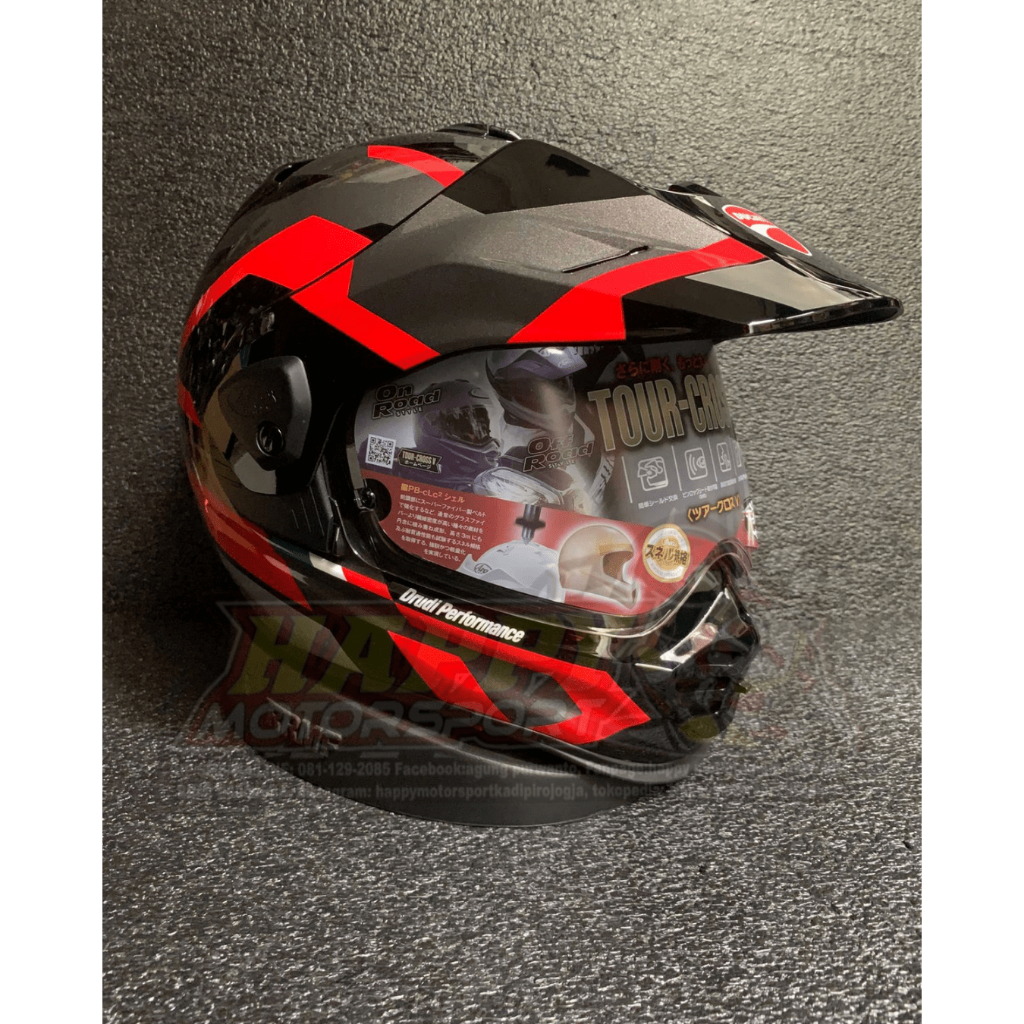 Jual Helm Arai Tour Cross Ducati Strada V5 Full Face | Shopee Indonesia