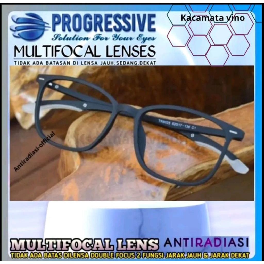 Jual kacamata progresif lensa baca plus & jalan tanpa ada batas ...