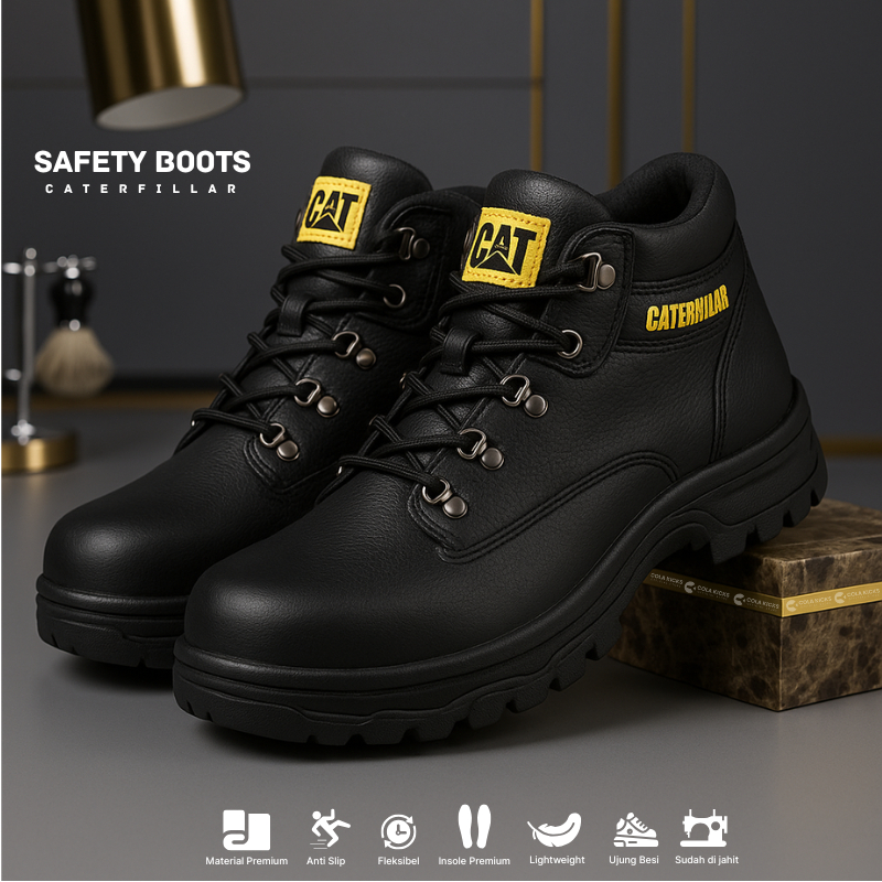 Jual Sepatu Safety Pria Caterfillar - Sepatu Boots Pria Wanita Septi ...