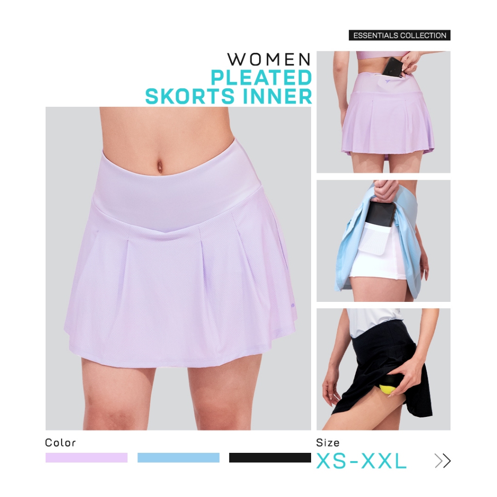 Jual Trijee - Pleated Skort Inner/Pleated Skirt Inner/Pleated Skirt ...